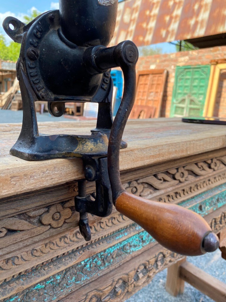 Antique Old Spong & Co. Ltd. - Antique Hand Coffee grinder, Douwe ...