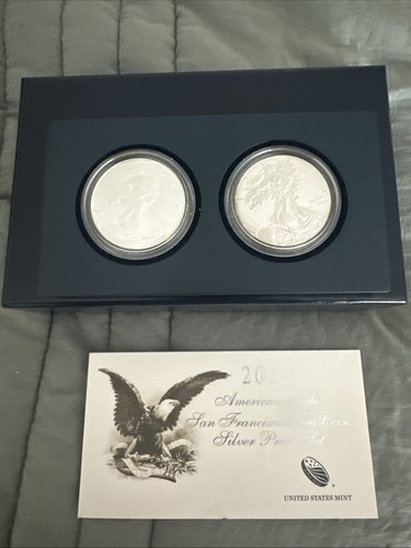 2012 American Silver Eagle San Francisco Two Coin Proof set | eBay