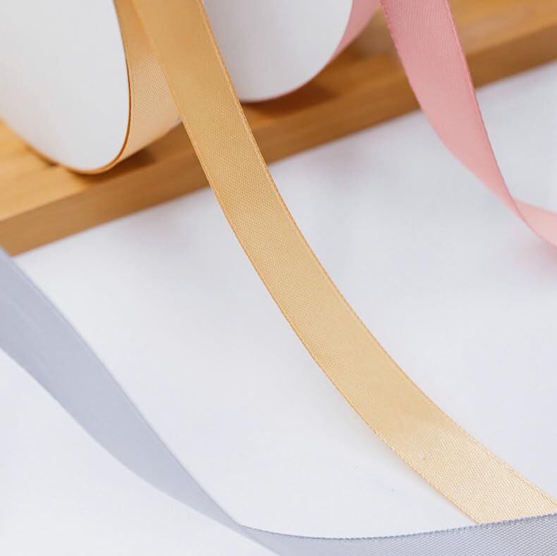 5/8" Wide x 100 Yards Christmas Green Satin Ribbon Thin Solid Color ...