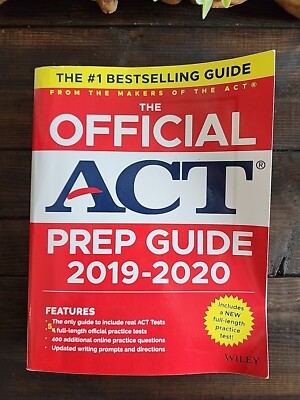 The Official ACT Prep Guide 2019-2020, (Book + 5 Practice Tests + Bonus ...