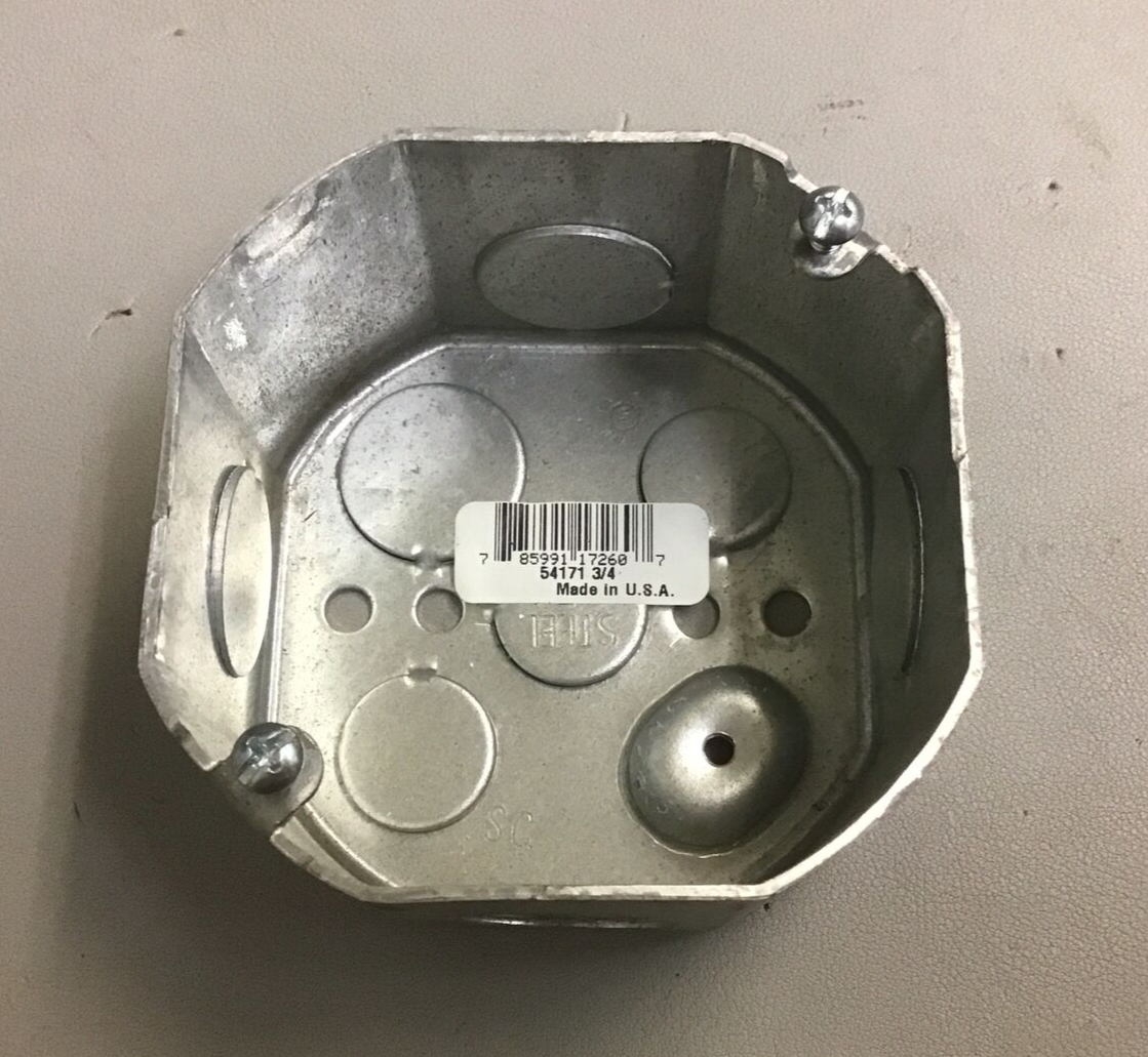 Lot Of 5 Octagon Drawn Deep Boxes Concentric KO 4" (m16) | eBay