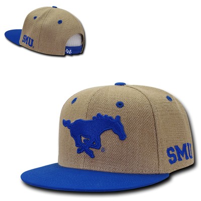 NCAA SMU Southern Methodist University Heavy Jute Snapback Caps Hats ...