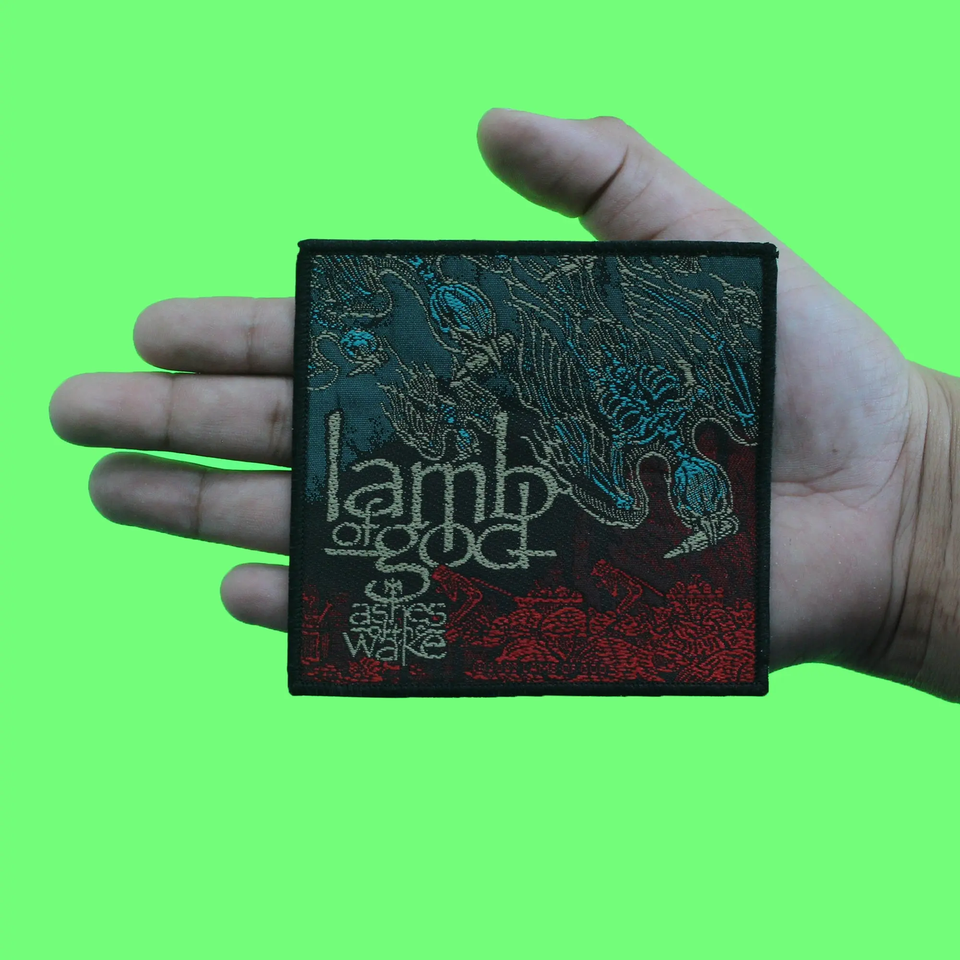 Lamb of God Patch Ashes Of The Wake Metal Band Woven Iron On | eBay
