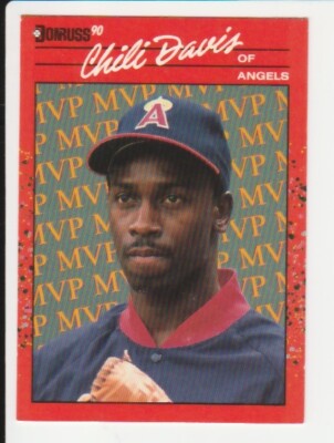Chili Davis #BC-20 California Angels 1990 Donruss-Preowned VG Baseball ...