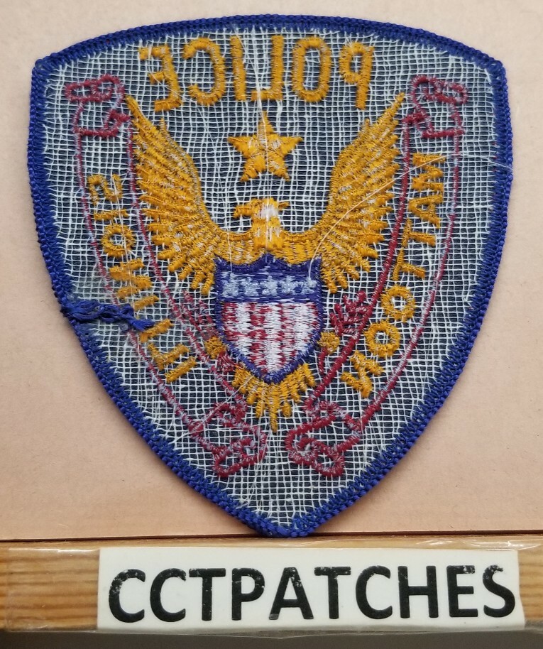 MATTOON, ILLINOIS POLICE SHOULDER PATCH IL | eBay