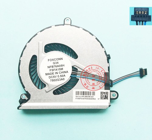FOXCONN G34 NFB76A05H FSFA15M DC 5V 0.5A Cooling Fan | eBay