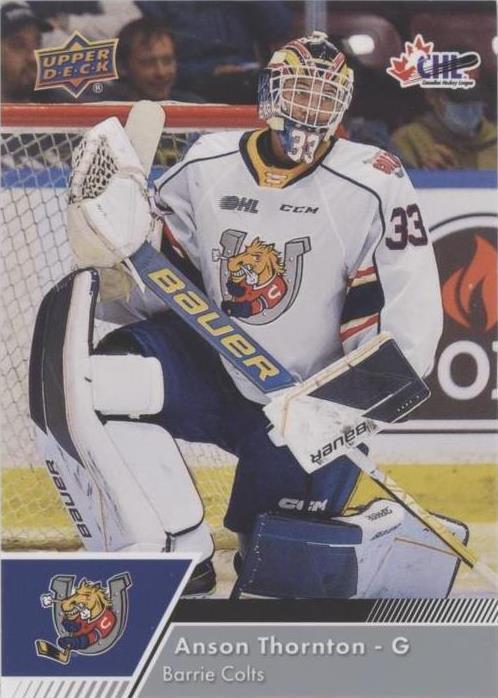 2022-23 Upper Deck CHL - Anson Thornton #219 (RC) for sale online | eBay