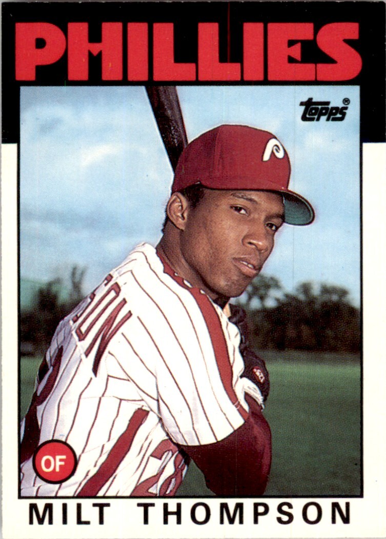 1986 Topps Traded Milt Thompson Baseball Cards #112T | eBay