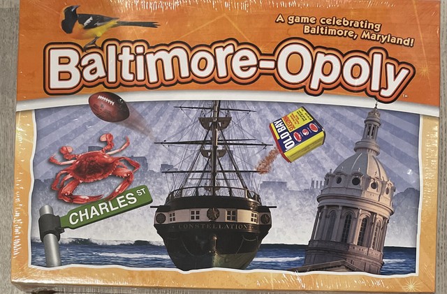 Baltimore Opoly Monopoly Board Game Maryland City Late for The Sky for ...
