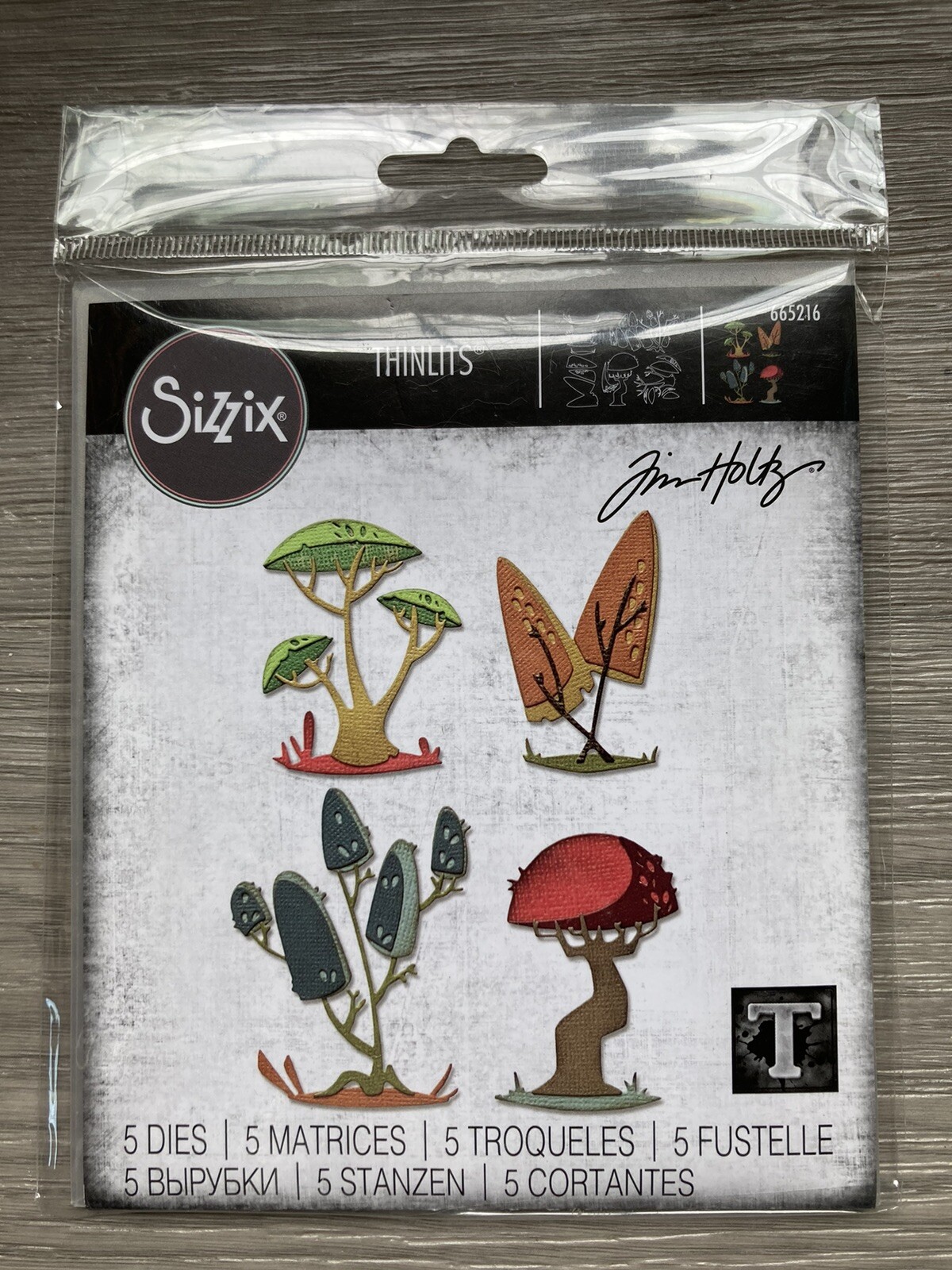 Tim Holtz Funky Toadstools Thinlits Dies 665216 - Mushrooms - Sizzix | eBay