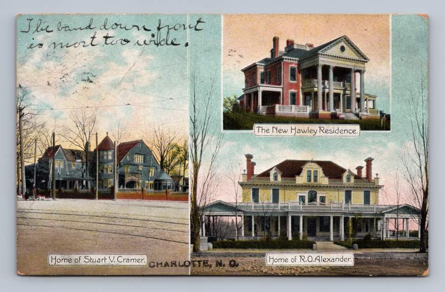 Prominents Houses of Charlottes North Carolina RO Alexander Stuart ...