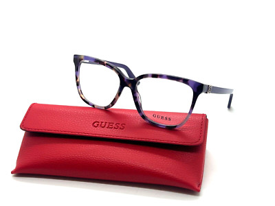 Authentic GUESS GU2937-N 083 HAVANA PURPLE 52-15-140MM Eyeglasses FRAME ...
