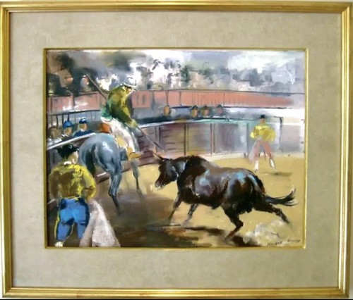 🔥 Randall Vernon Davey Renowned Santa Fe Artist "The Matador & Picador ...