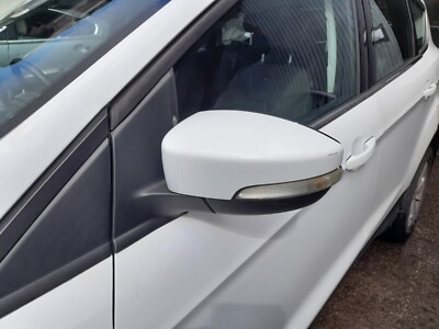 FORD KUGA 2013-2019 NEARSIDE PASSENGER SIDE WING MIRROR IN WHITE ...