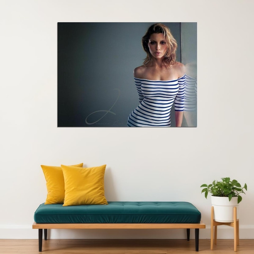 643643 Jessica Biel Model Wall Art Print Poster | eBay