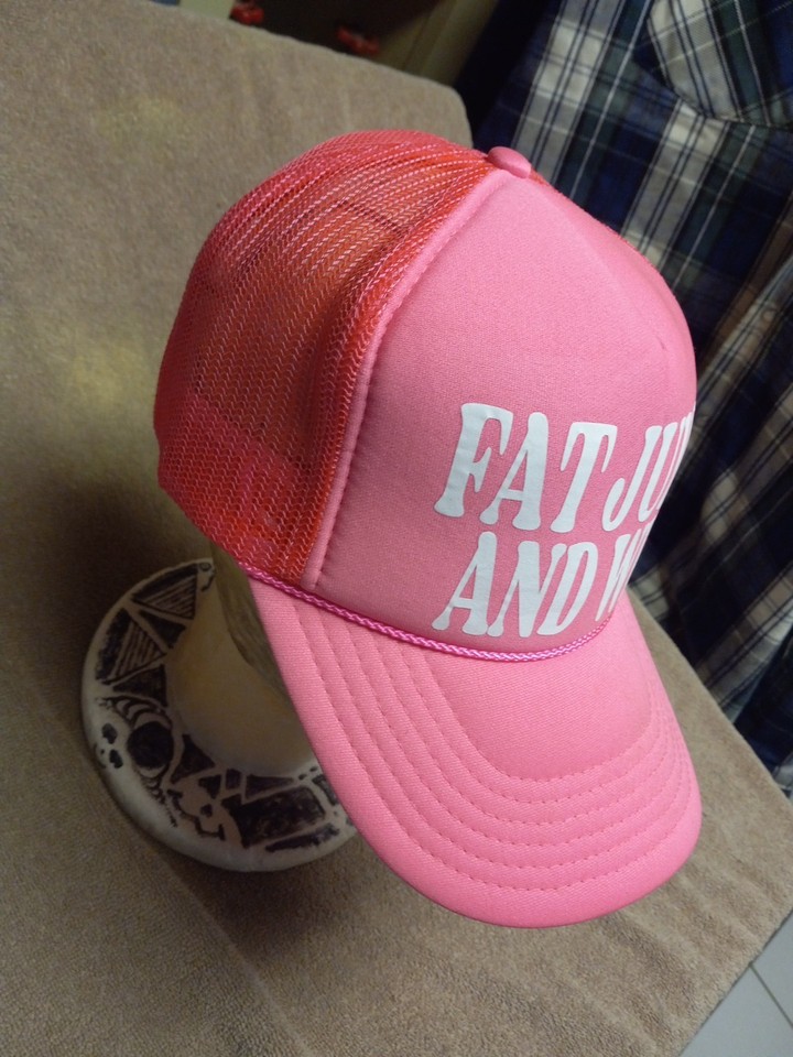 Fat Juicy And Wet - Pink Trucker Style Baseball Hat 🧢 By Otto | eBay
