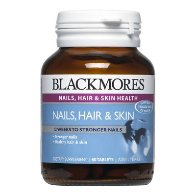 BLACKMORES B/M NAILS HAIR SKIN TAB 60 BL NAIL HAIR&SKIN TABS 93333535 ...