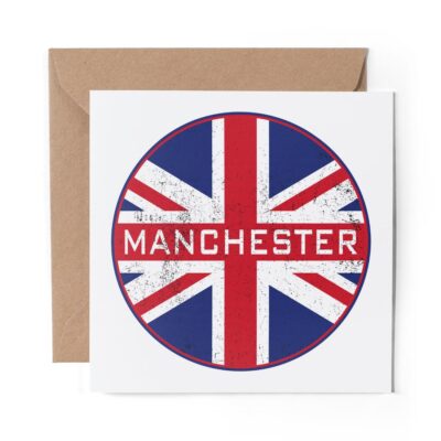 1 x Blank Greeting Card Manchester England Flag Circle #59478 | eBay UK