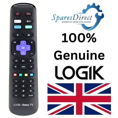 GENUINE LOGIK ROKU L32RHE23 SMART REMOTE NETFLIX PRIME RC-NWIR ...