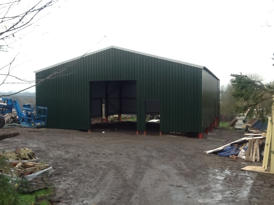 Allen fabs/Davis Structures Steel buildings agricultural/industrial ...