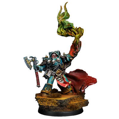 Librarian Cataphractii Terminator painted figure Horus Heresy Pre-Sale ...