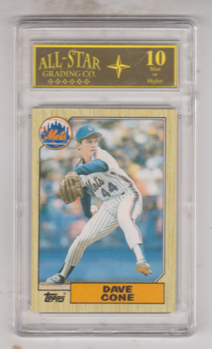 1987 - Topps Traded - David Cone - ROOKIE CARD - GRADED GEM MINT 10 ...