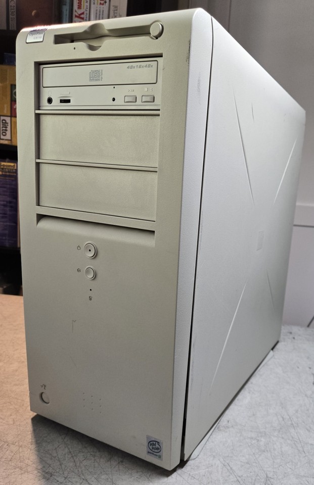 Windows 98 Computer DOS Boots Intel PIII 32GB SSD 5 PCI Slots NIC COM ...