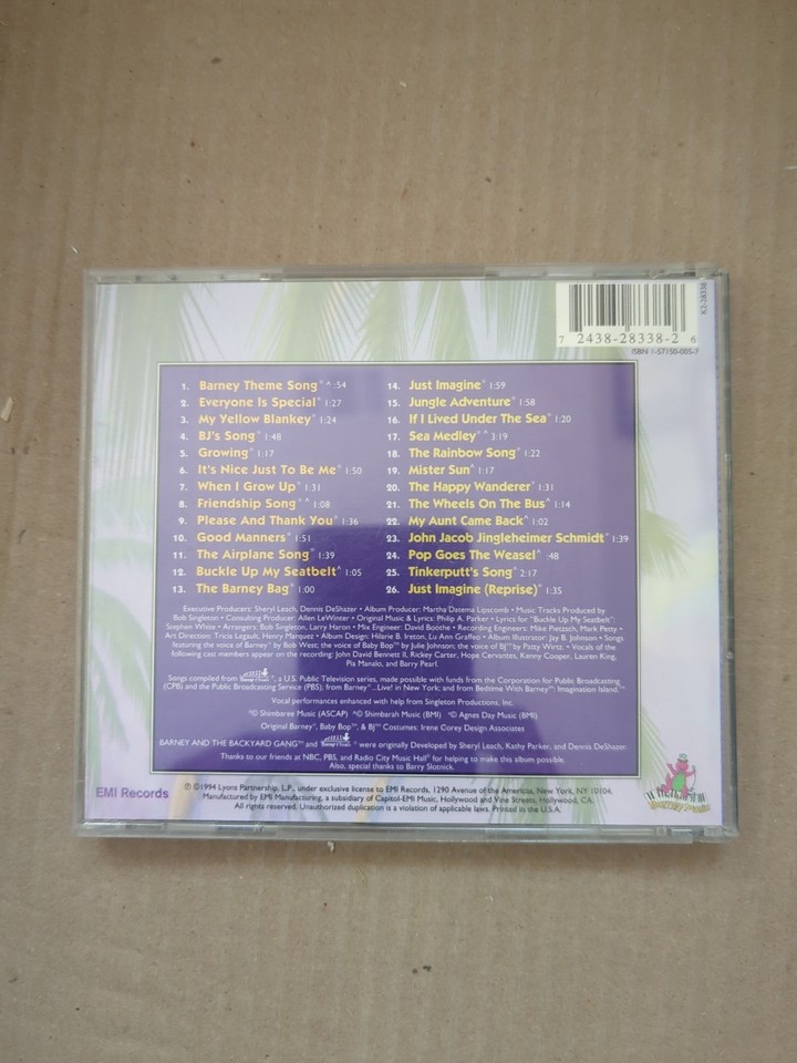 Barney's Favorites Volume 2 by Barney Imagination Island (CD, 1994 ...