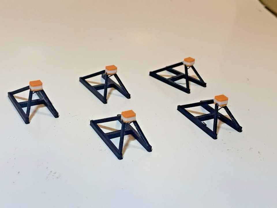X5 HO Scale Railroad Buffer Stops – Track End Bumpers – Model Train ...