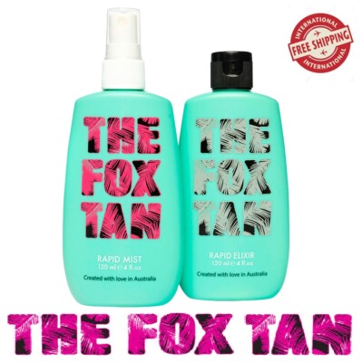 The Fox Tan Australian Complete Pack Rapid Mist And Elixir Brand 120ml ...