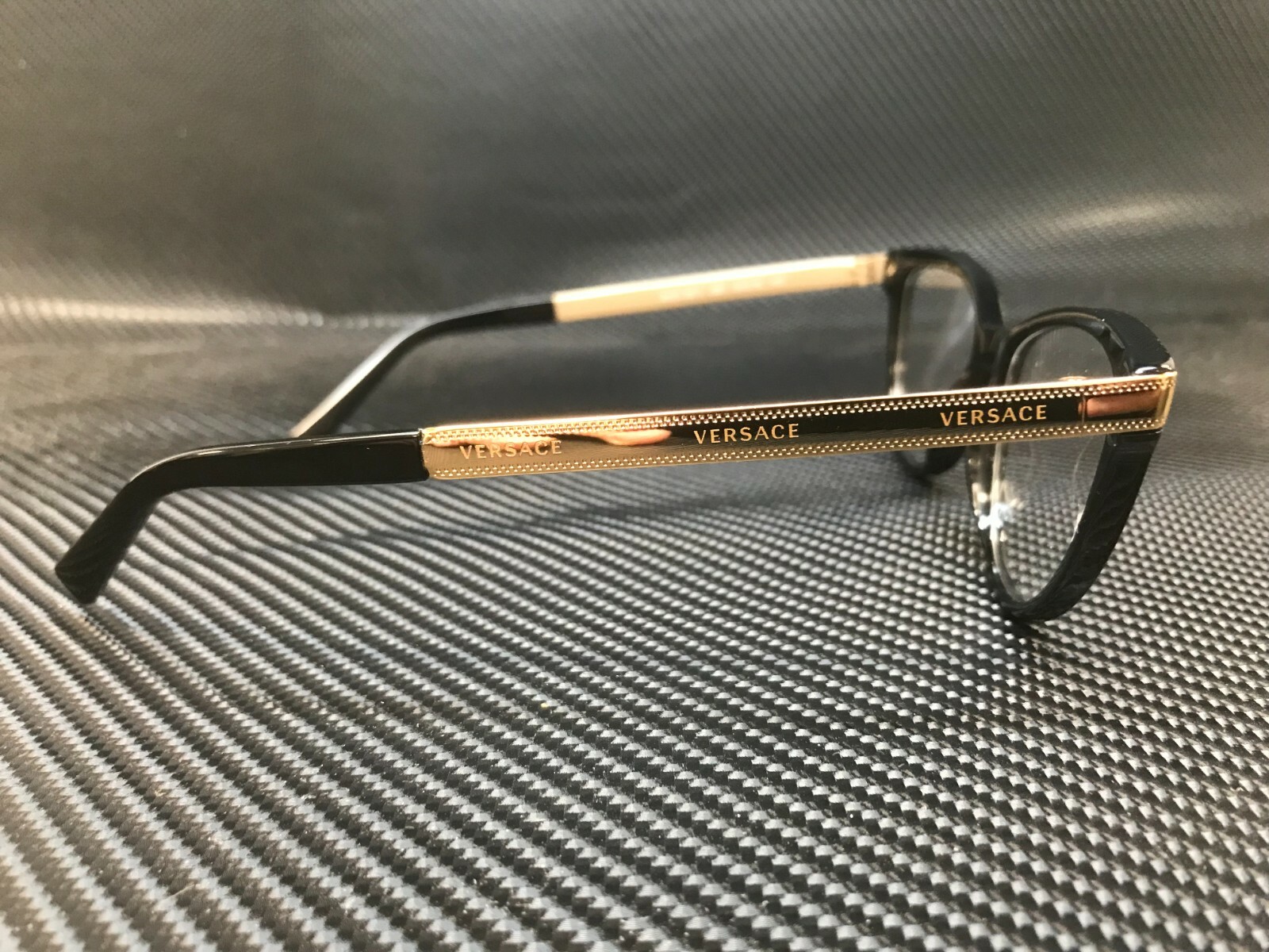 VERSACE VE3271 GB1 Black Women's Cat Eye 54 mm Eyeglasses 8056597049023 ...