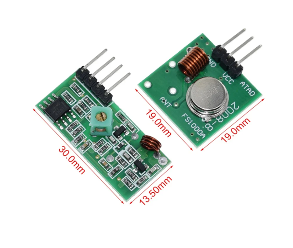 433Mhz RF transmitter and receiver Module link kit For Arduino/ARM/MCU ...