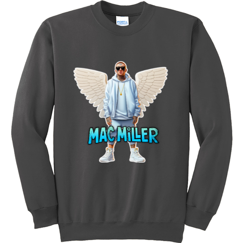 NEW Art Society RAP ICON ANGEL CHARCOAL Crew Sweater SMALL-4XLARGE MADE ...