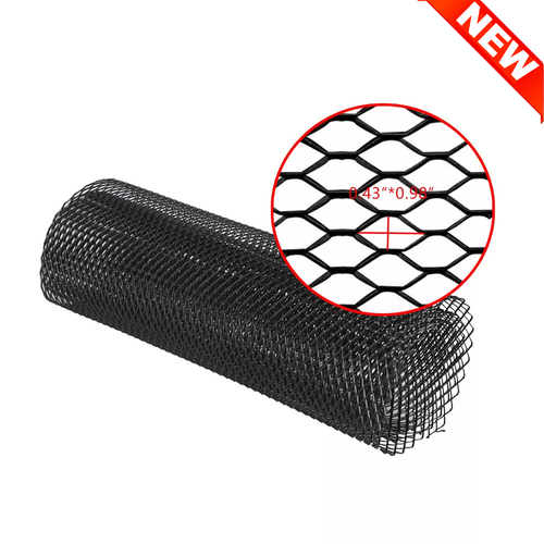 40x13" Universal Black Grille Mesh Cover Aluminium Racing Car Tuning ...