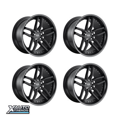 Niche M194 Methos Gloss Black Matte Black 20X9 5X120 35mm (Set of 4) | eBay