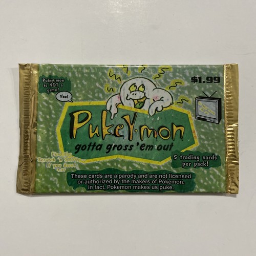 Pacific Trading Cards Pukeymon Pokemon Pukey-Mon Factory Sealed Booster ...