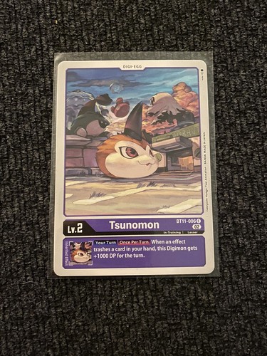 Tsunomon Foil - BT11-006 - NM - Digimon TCG | eBay