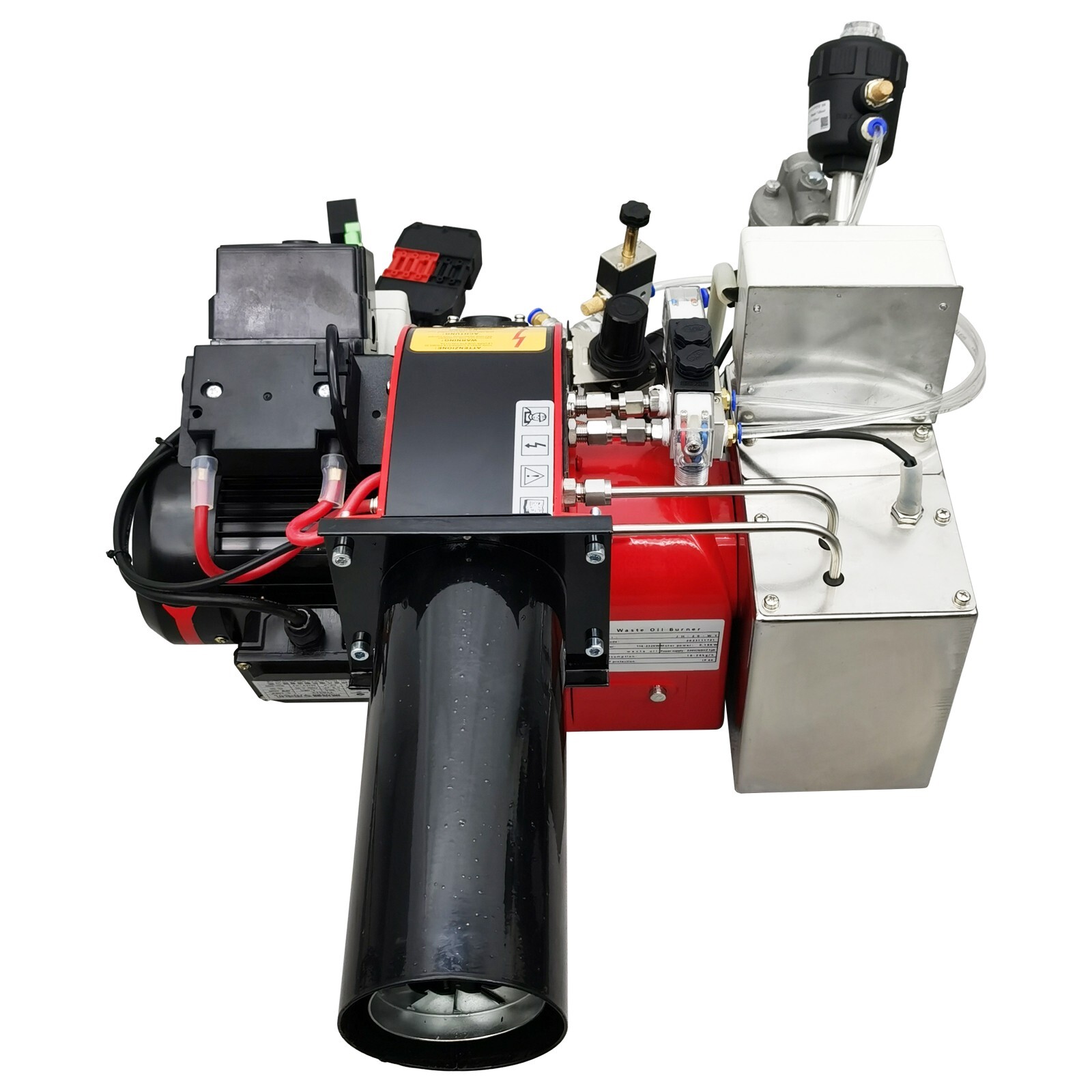 Waste Oil Diesel Oil Heater Combustion Engine Air Atomizing Burner 220V ...