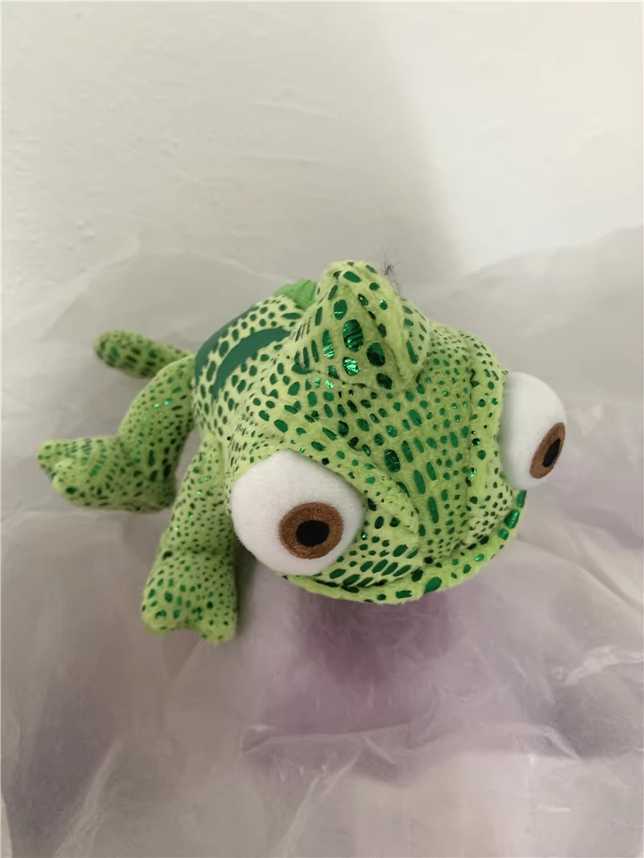 Disney Tangled Rapunzel Pet Pascal Chameleon Green Plush Doll 7" New | eBay