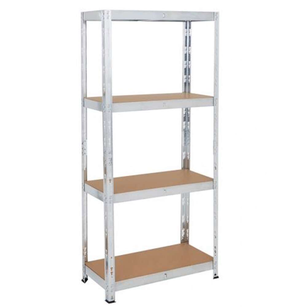 5,4 Tier Heavy Duty Metal Galvanized Shelving Rack Unit Garage Storage ...
