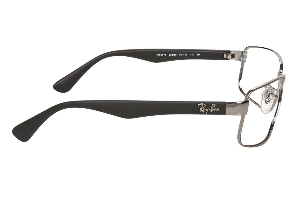 Ray-ban Men's Rb3478 004/58 3P Gunmetal/Black Sunglasses 60-17 Frame ...