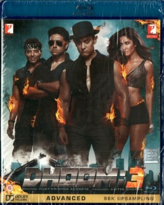 DHOOM 3 - YRF FILMS BOLLYWOOD BLU RAY (2 Disc Set) Abhishek B, Ammir ...
