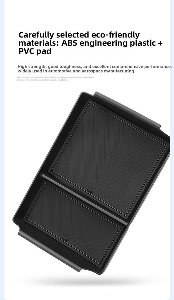 Armrest Storage Box ABS PVC Car Storage Organizer Waterproof Protection ...