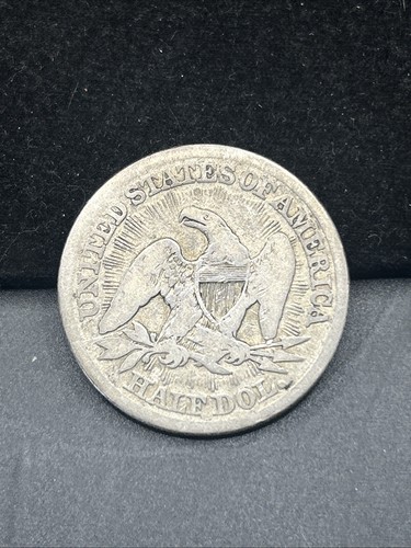 1853 Arrows Seated Liberty Half Dollar ARROWS & RAYS US Coin A74 | eBay