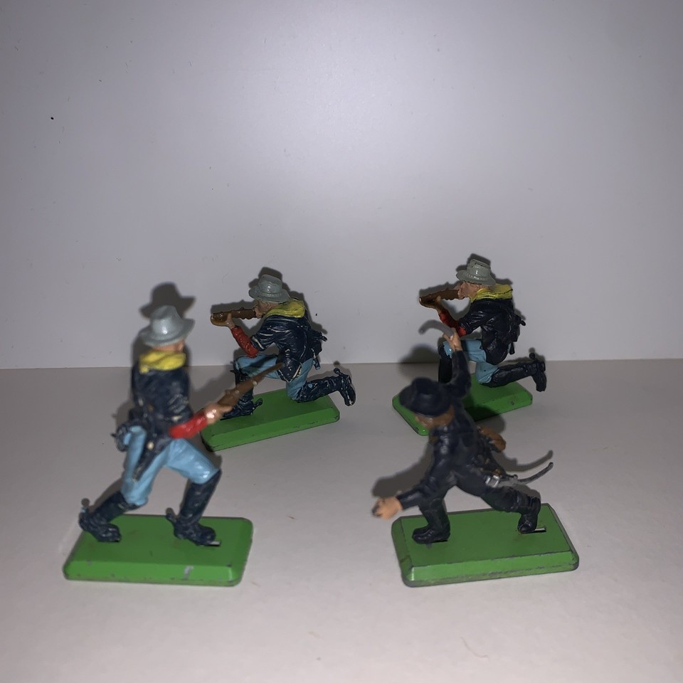Vintage Britains deetail LTD US 7th Cavalry ACW soldier bundle 1/32 | eBay UK