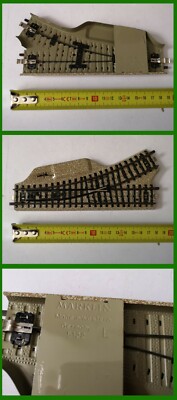 MÄRKLIN MARKLIN 5122 binario Rotaia H0 M con massicciata metallo COME ...