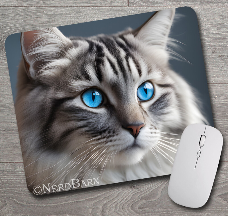 Cute Cat & Kitten ~ Mouse Pad / PC Mousepad ~ Calico Tabby Tuxedo Black ...