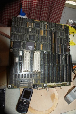 VERY RARE INTEL 80386DX Main Board Server Vintage 6 layer PCB 32bit ISA ...