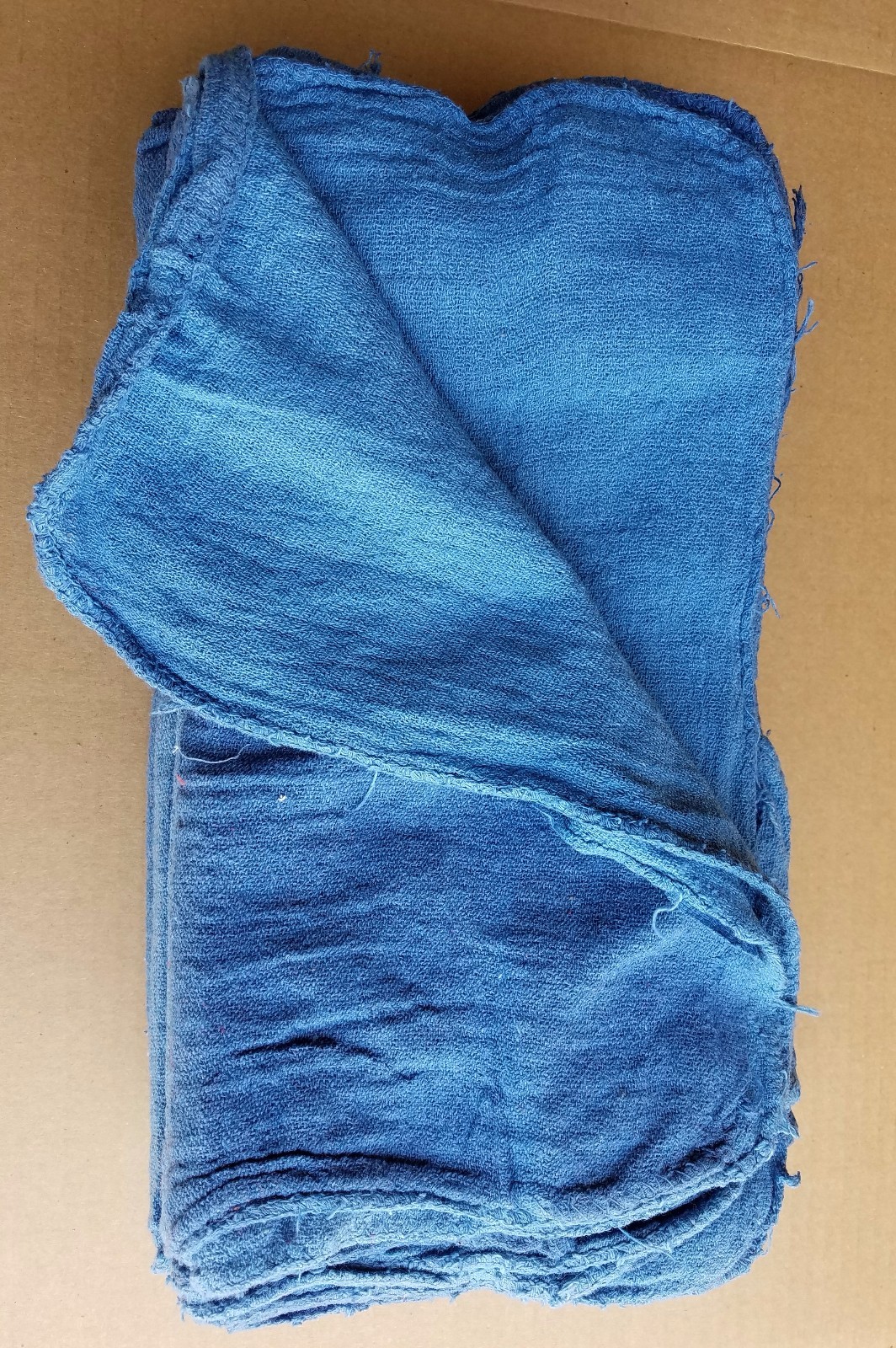 500 NEW SHOP RAGS / INDUSTRIAL CLEANING TOWELS BLUE 14x14 | eBay