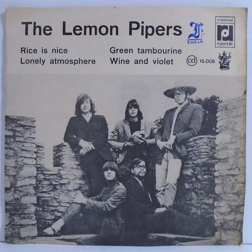 THE LEMON PIPERS RICE IS NICE EXCLUSIVE BRAZIL 1968 4 TRACK EP 7 ...
